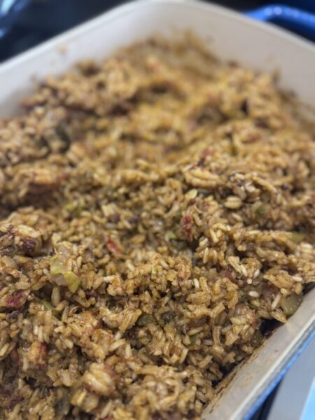 Stuffed Chicken with Crawfish Jambalaya – The Sustainable Kitchen